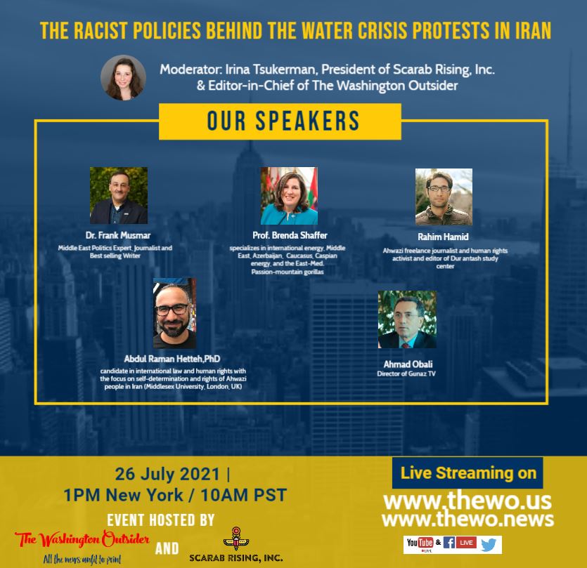 The Racist policies behind the water crisis protest in Iran – The ...